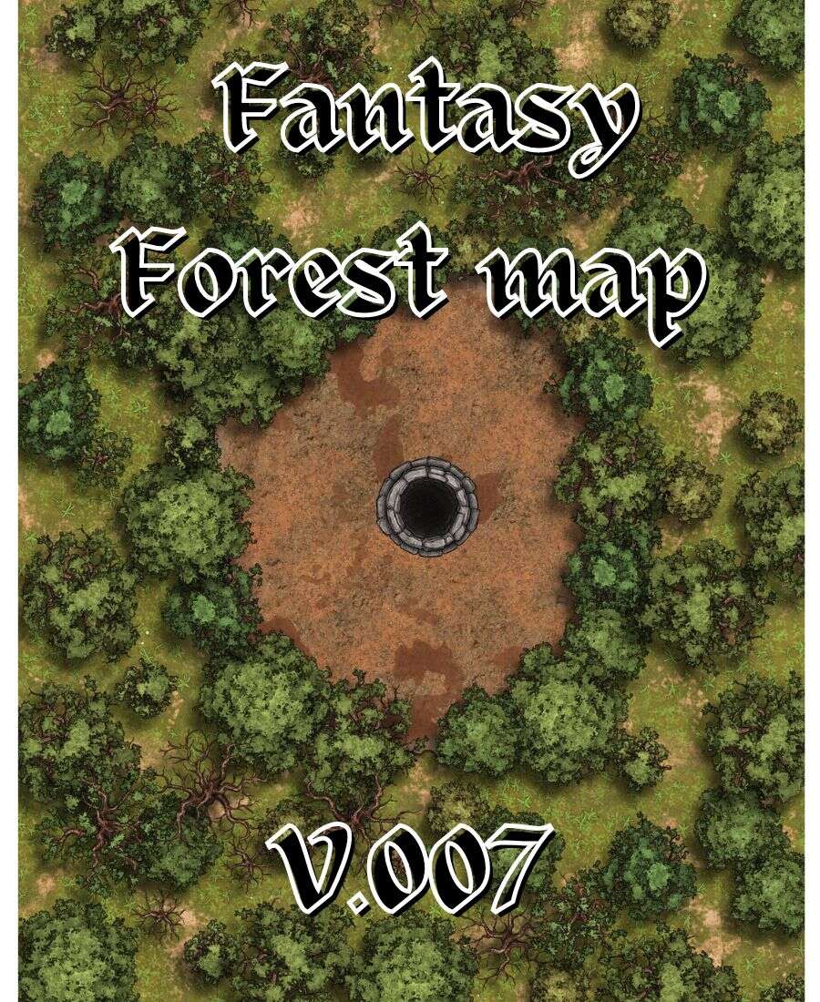Fantasy Forest Map V.007 - imday | DriveThruRPG