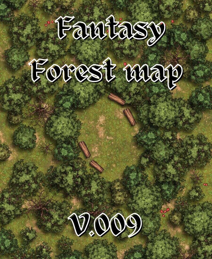 Fantasy Forest Map V.009 - imday | DriveThruRPG