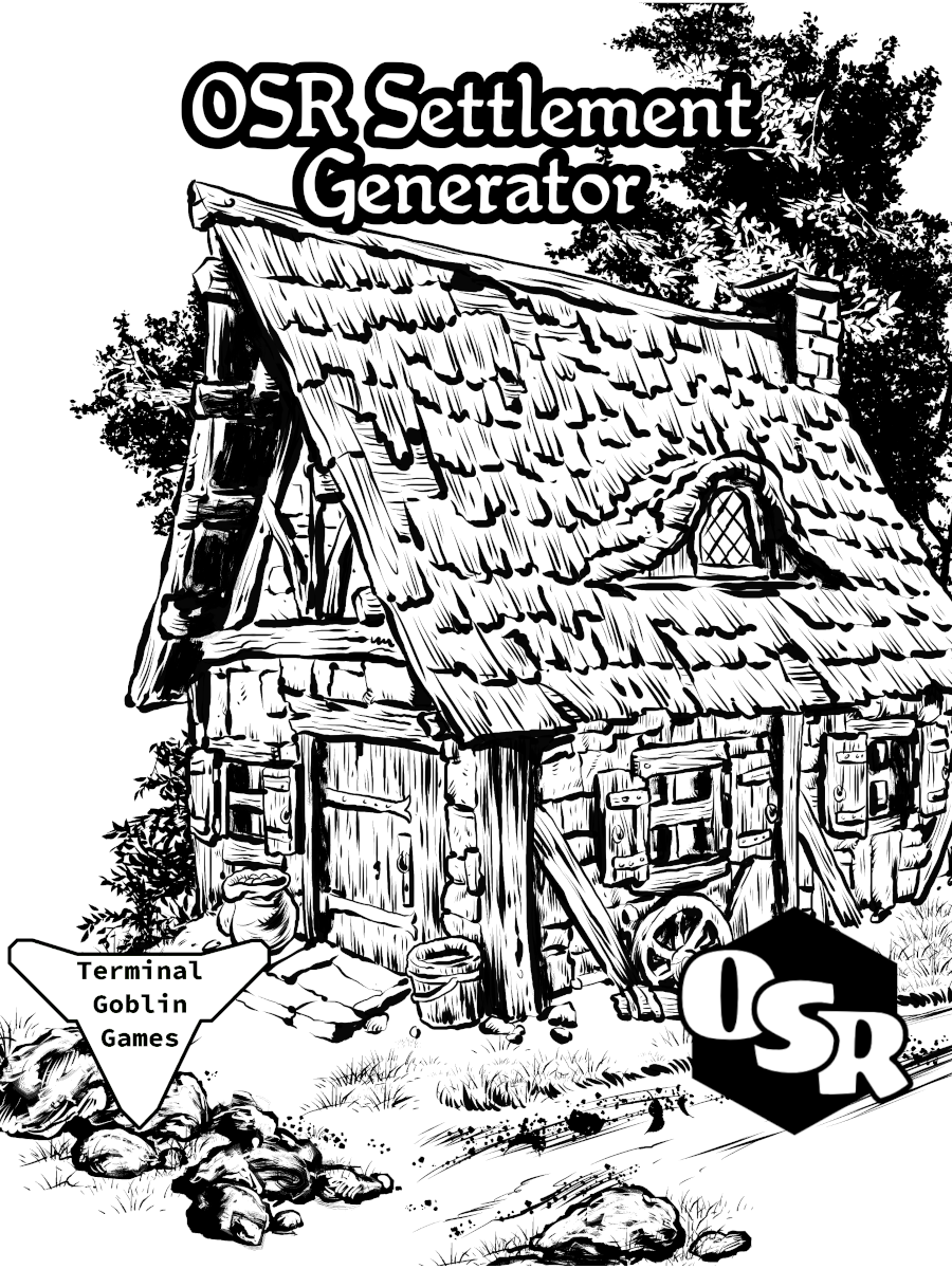 OSR Settlement Generator - Terminal Goblin Games | DriveThruRPG