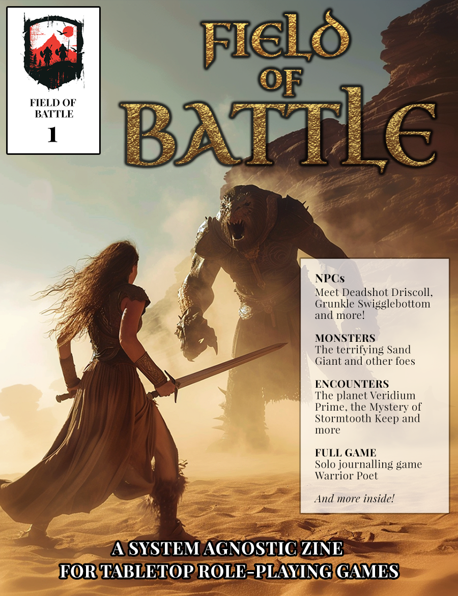 Field Of Battle - Issue 1 - Keith DEdinburgh | DriveThruRPG