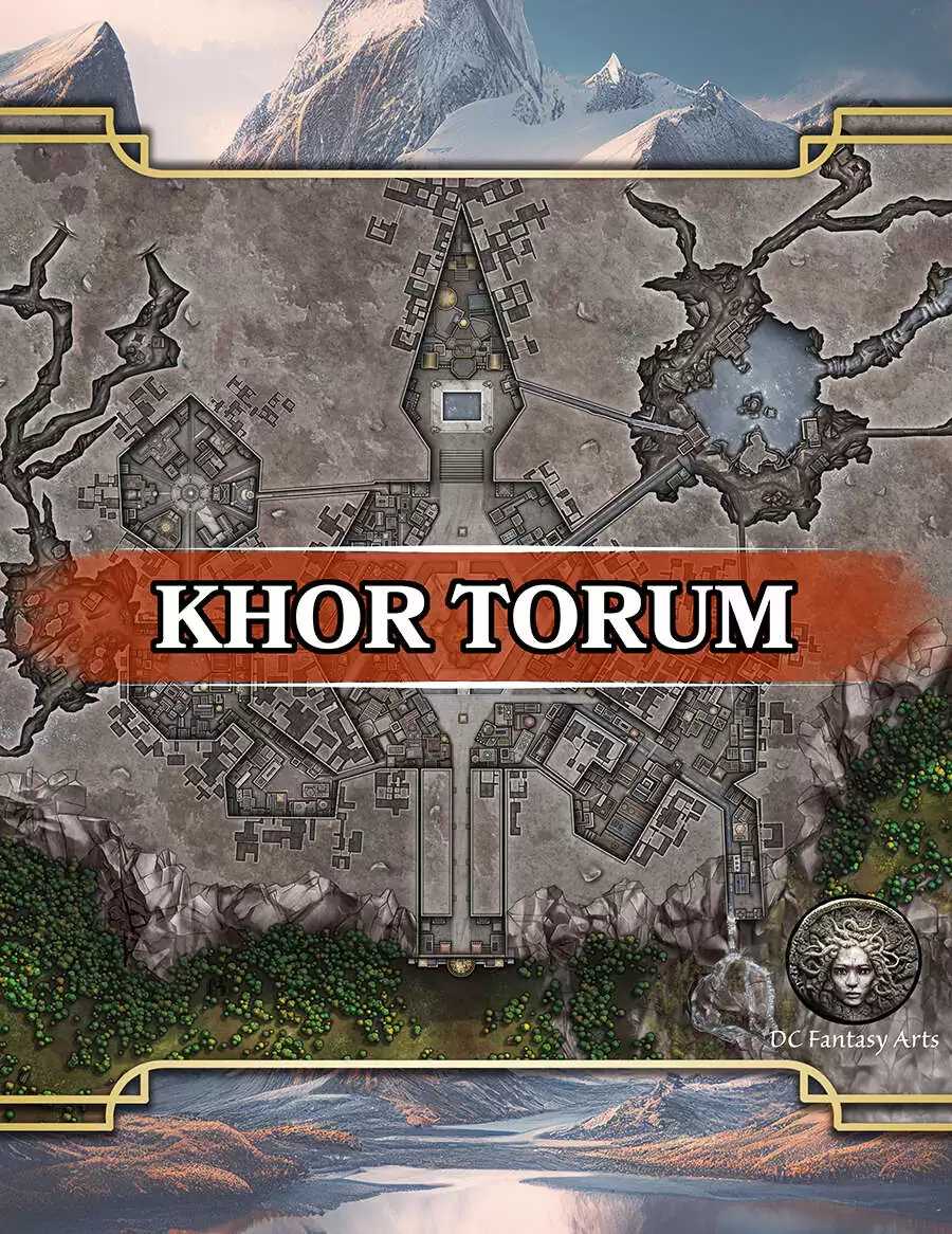 Khor Torum (Dwarven City Map and Setting) - DC Fantasy Arts | DriveThruRPG