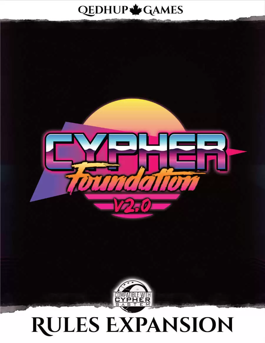 Cypher Foundation - Qedhup Games | Cypher Books | DriveThruRPG