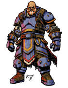 Dwarf Knight (Colour) - Qedhup Games | Character Colour Art ...