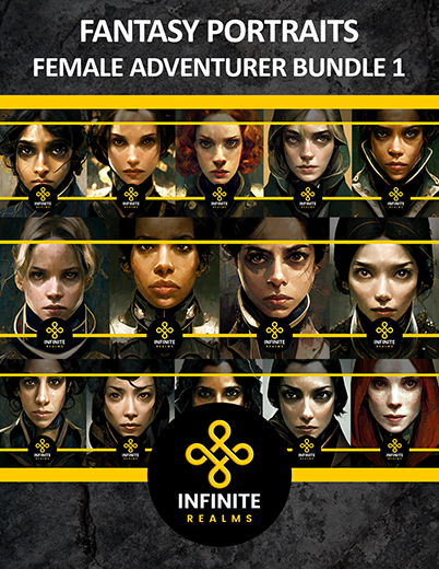 Fantasy Character Portraits - Female Adventurer Set 1 [BUNDLE ...