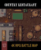 Country Restaurant, RPG Battle Map - RPG 1411 | DriveThruRPG.com