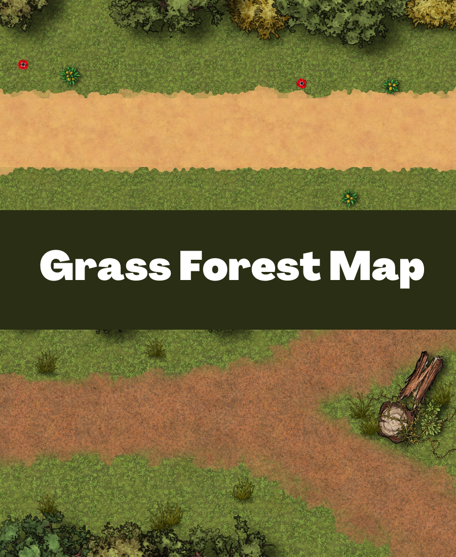 Grass Forest Map - Adammapster | DriveThruRPG