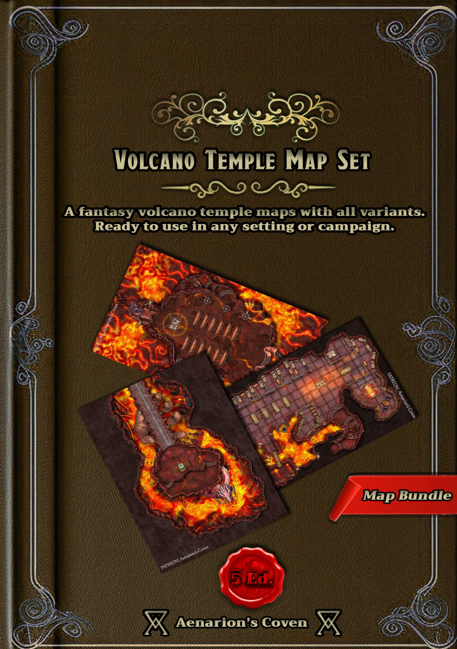 Volcano Temple map pack - Aenarion's Coven | Aenarion's Coven ...