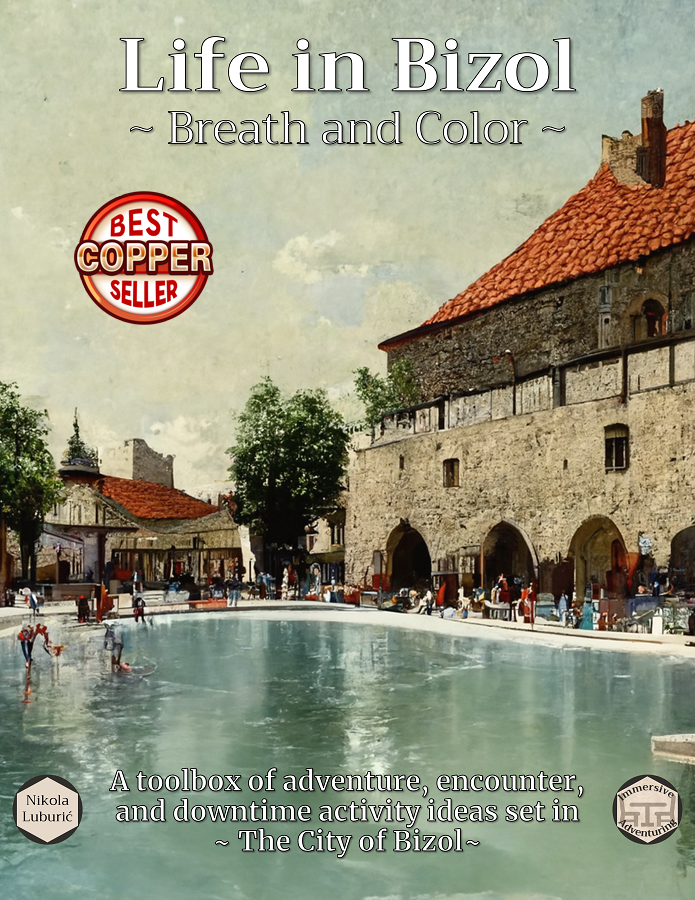 Life in Bizol - Breath and Color - Immersive Adventuring | DriveThruRPG