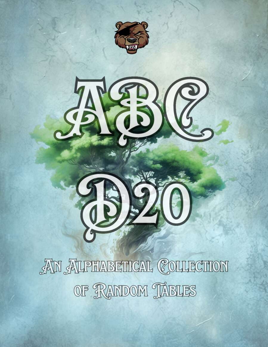 ABC, D20: An Alphabetical Collection of Random Tables - One-Eyed ...