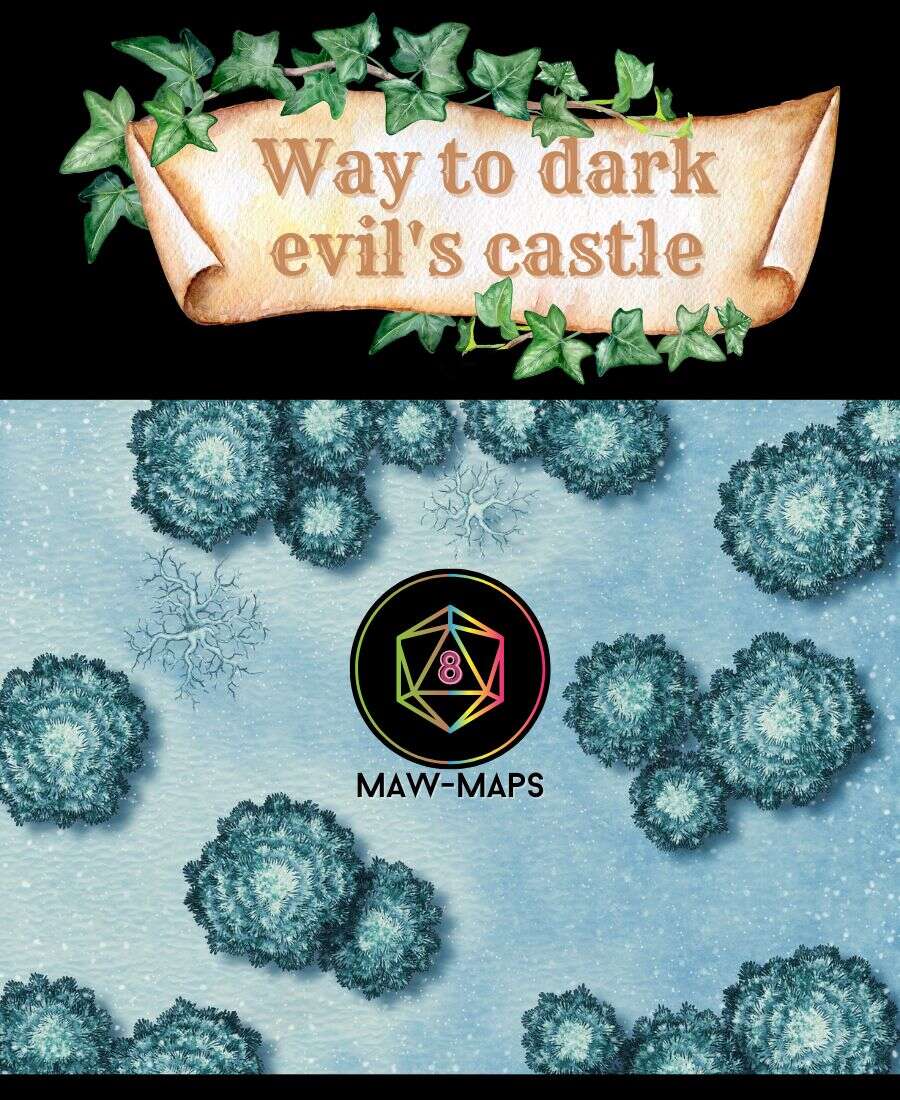 Way to dark evil's castle - MAWMaps | DriveThruRPG