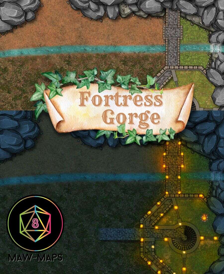 Fortress Gorge - MAWMaps | DriveThruRPG
