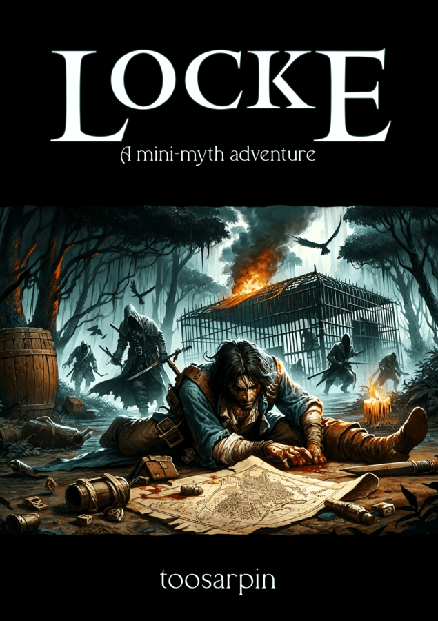 Locke: Mini-myth - toosarpin | Mini-myth | DriveThruRPG