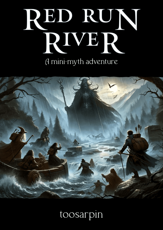 Red Run River: Mini-myth - toosarpin | Mini-myth | DriveThruRPG