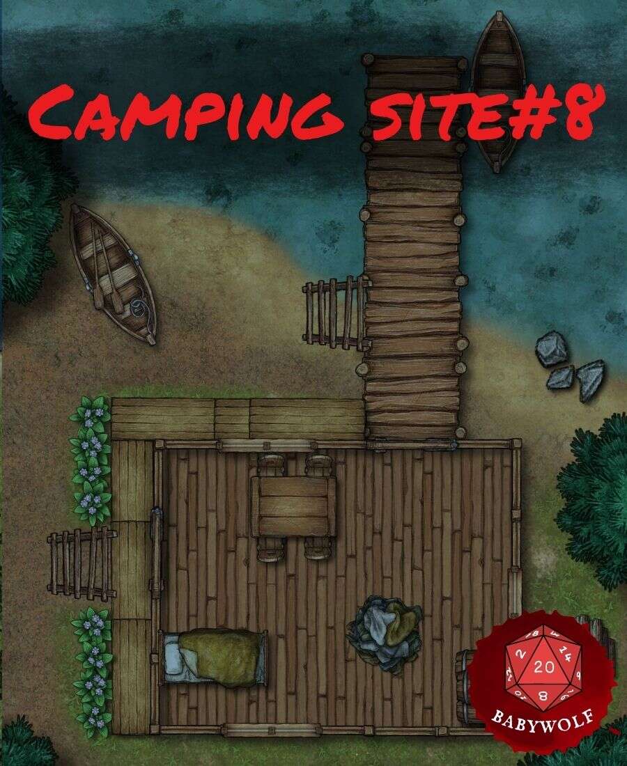 Camping site#8 - Babywolf | DriveThruRPG