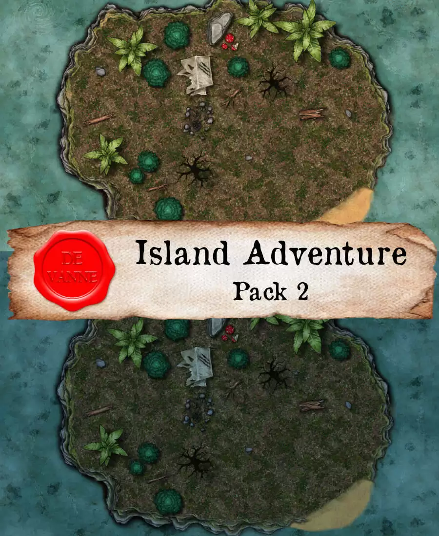 Island Adventure Map Pack 2 - De Venne | DriveThruRPG