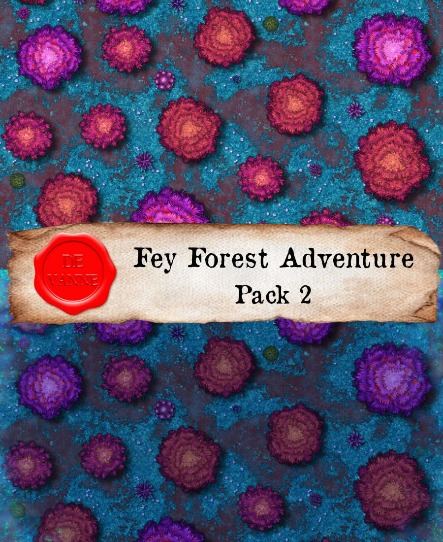 Battle Map - Fay Forest Adventure Map Pack 2 - De Venne | DriveThruRPG