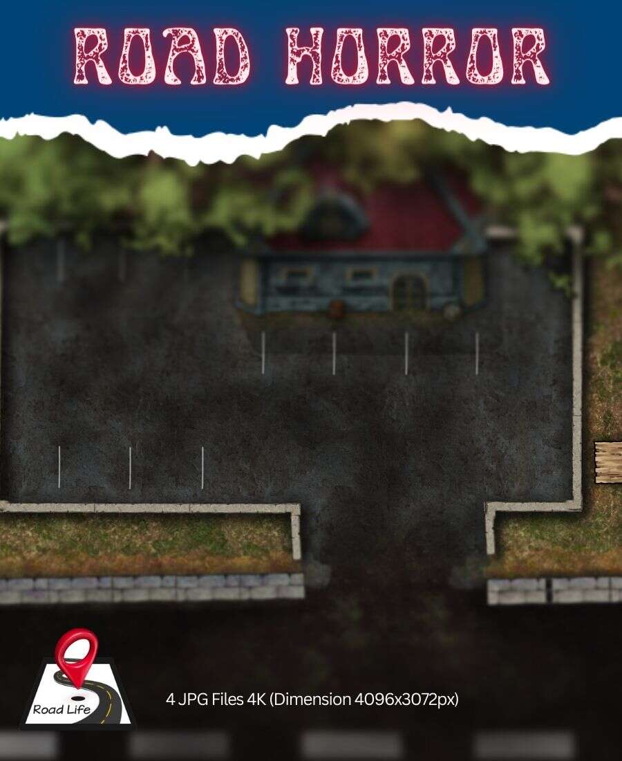 Road Life - Cross Country Gas station Street Road Horror Battle Map ...