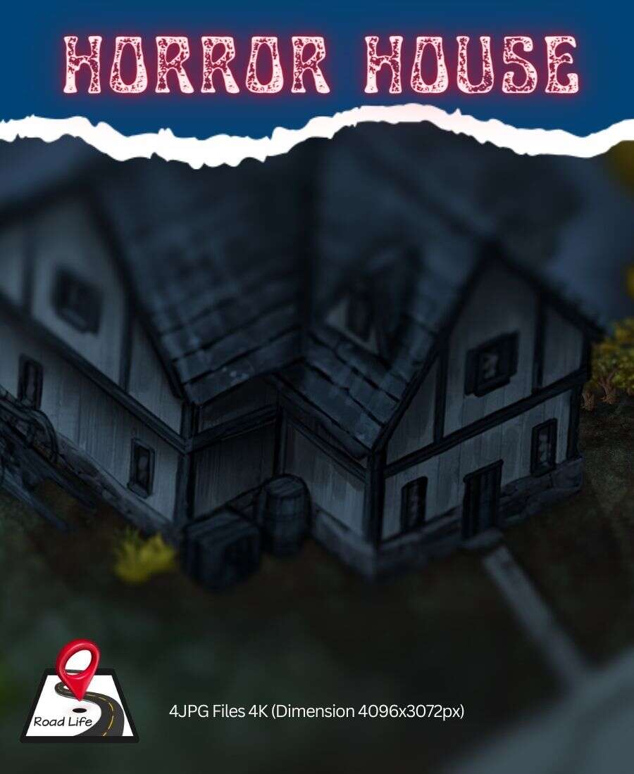 Road Life - House from Halloween Map - Halloween House Scene - Road ...