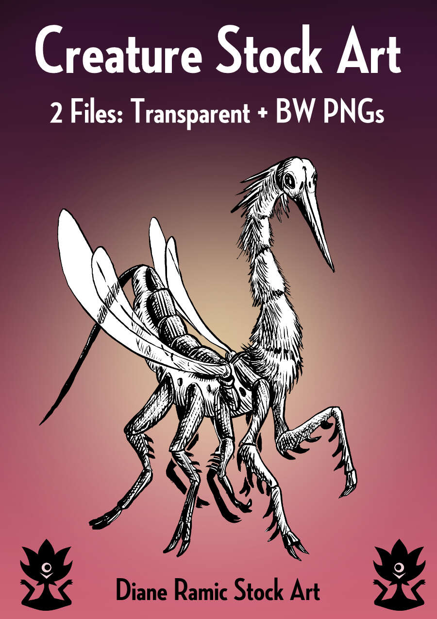 Gryph Stock Art - Diane Ramic Stock Art | Black and White | Fantasy ...