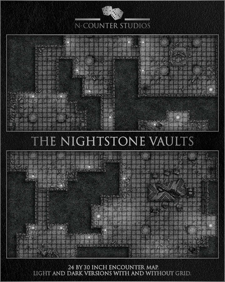The Nightstone Vaults Ink - N-Counter Studios | DriveThruRPG