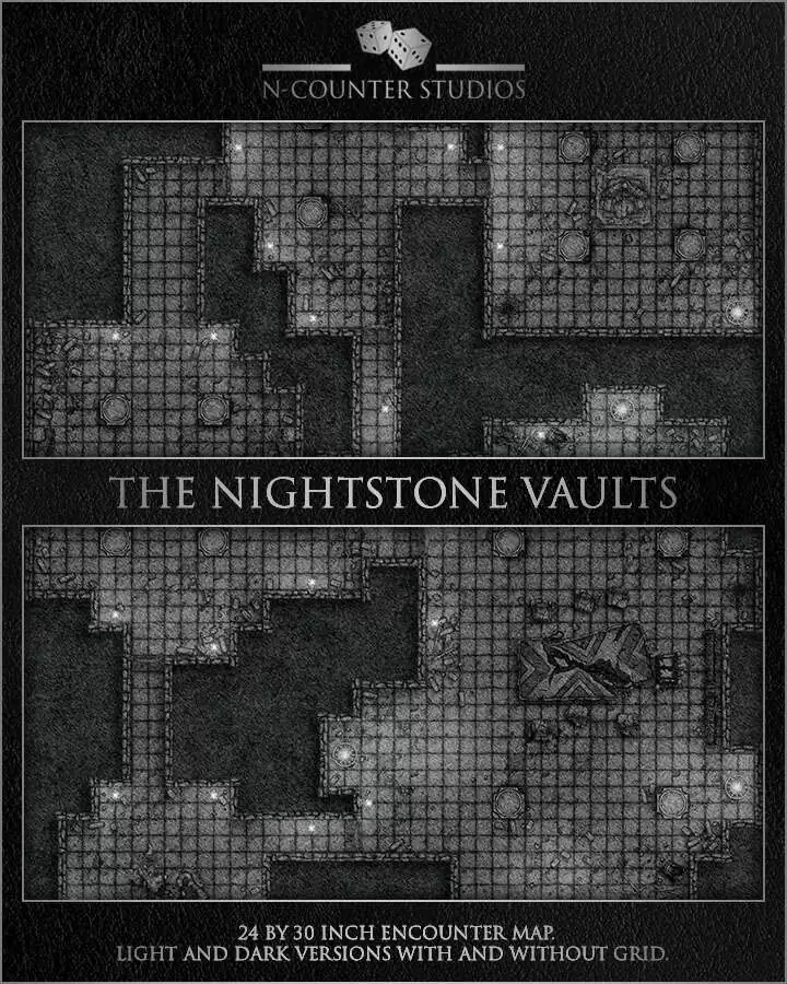 The Nightstone Vaults Ink - N-Counter Studios | DriveThruRPG