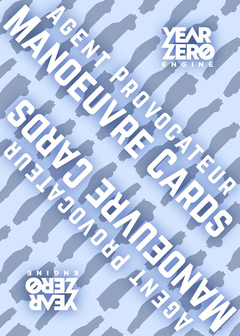 Manoeuvre Cards for Agent Provocateur Year Zero Engine - Twin Engine Publishing | Agent ...