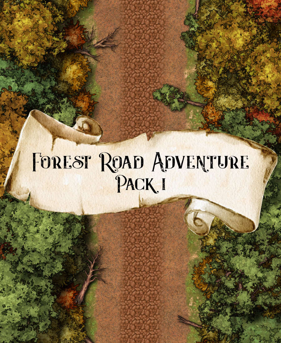 Battle Map - Forest Paths Adventure Map Pack 1 - PTWP Maps | DriveThruRPG