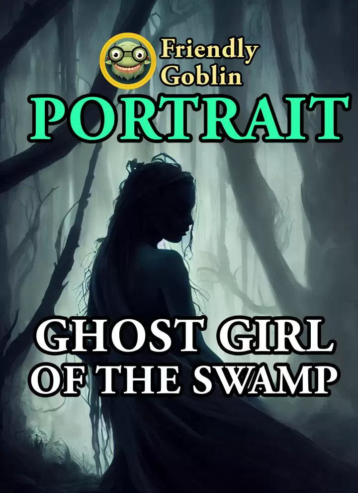 Portrait - Ghost Girl of the Swamp - Stock Art - Friendly Goblin Art ...