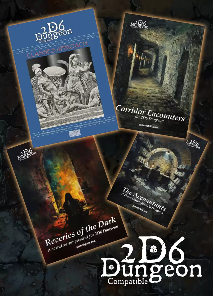 2D6 Dungeon Third Party Expansions [BUNDLE] - gamesbyfelix.com | 2D6 ...