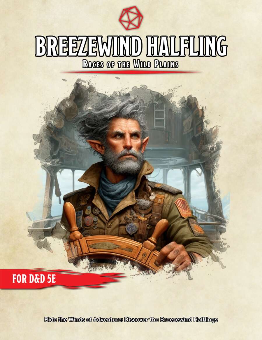BREEZEWIND HALFLING - Races of the Wild Plains - Pandamonium Labs | DriveThruRPG