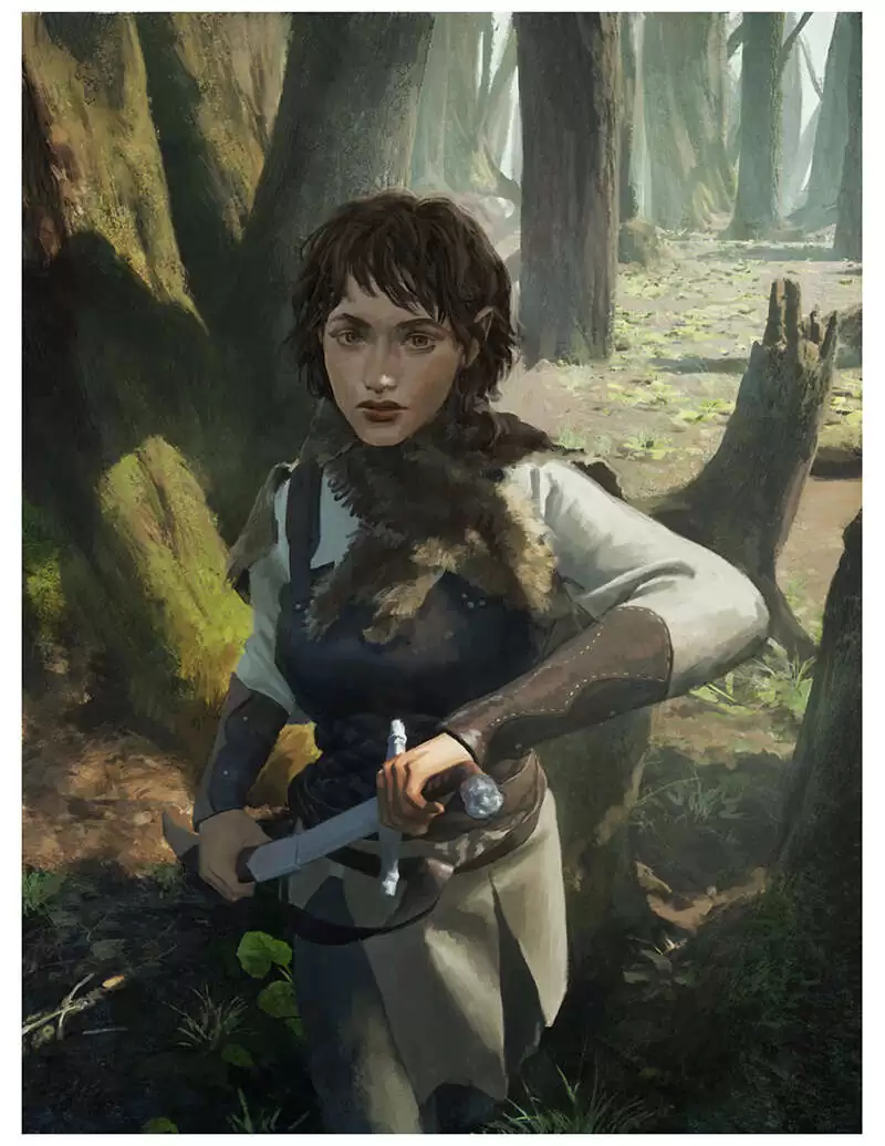 Stock Art: Elven Adventurer - An May | DriveThruRPG