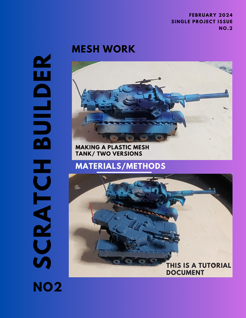 Scratch builder Mesh Tank - MJ hobby corner | DriveThruRPG