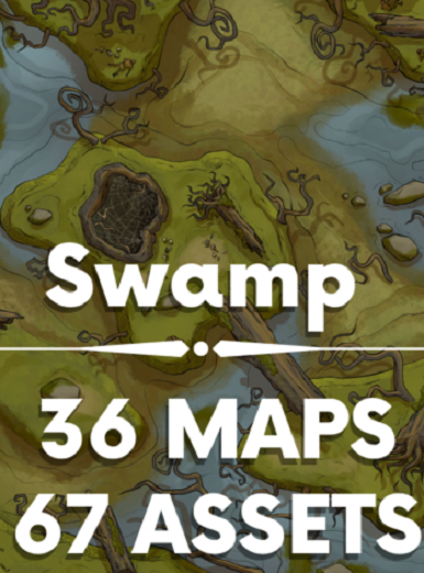 Halloween Swamp Foundry VVT Map Pack - Spellarena | DriveThruRPG