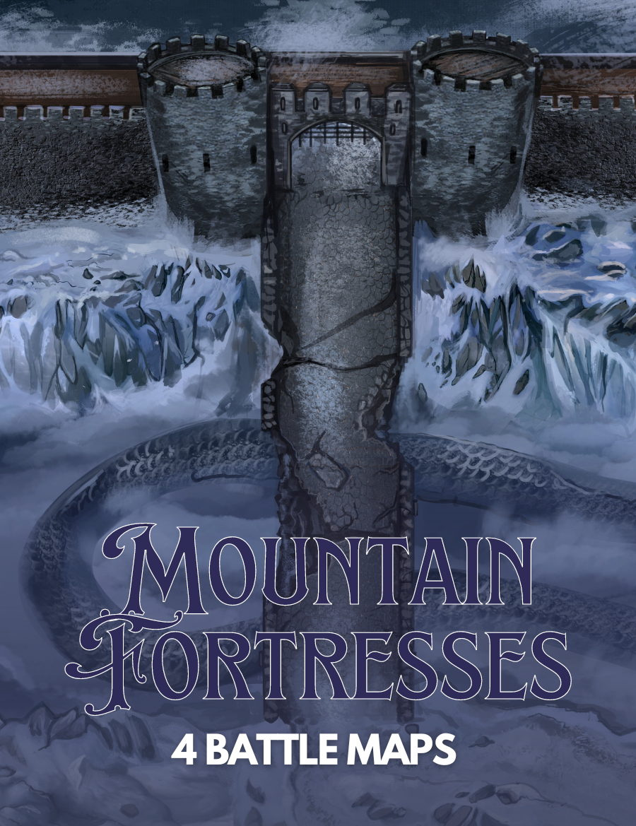 Mountain Fortress Map Pack - Spellarena | DriveThruRPG