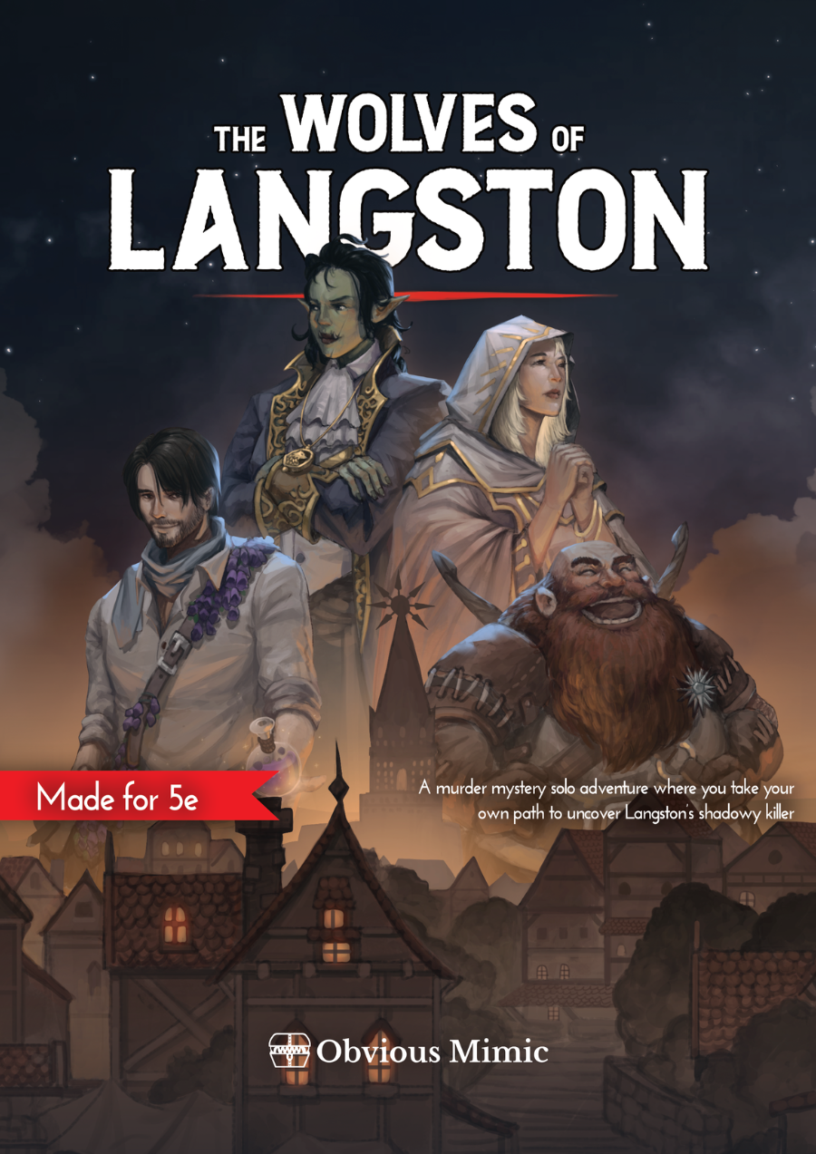 The Wolves of Langston SOLO ADVENTURE - Obvious Mimic | DriveThruRPG