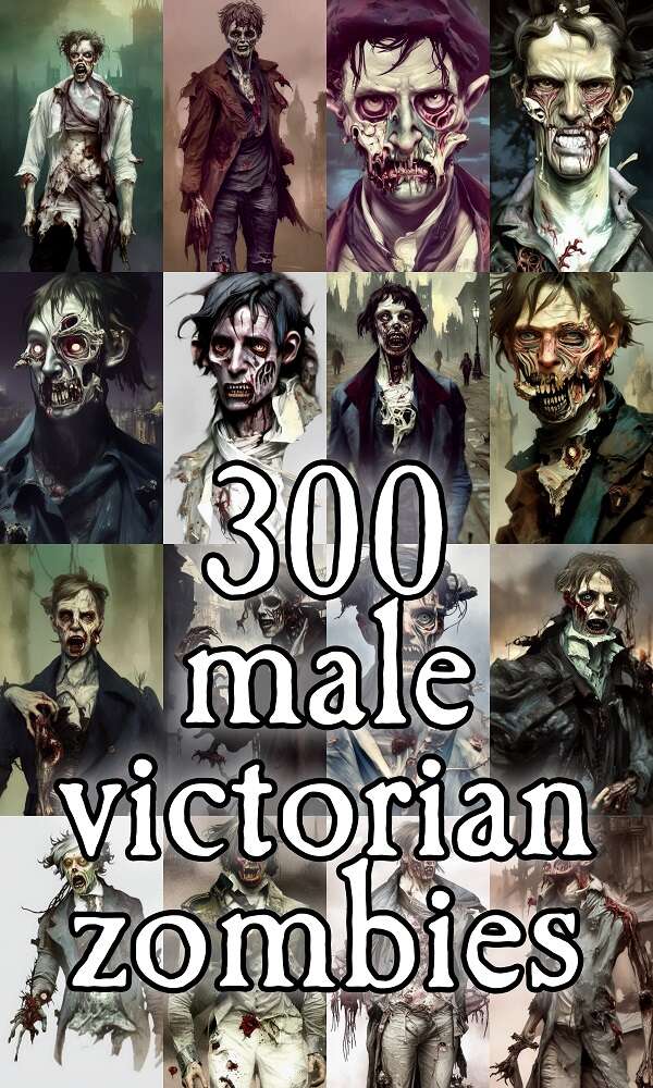 Character Portraits - 300 male victorian zombies - Curadmir Press ...