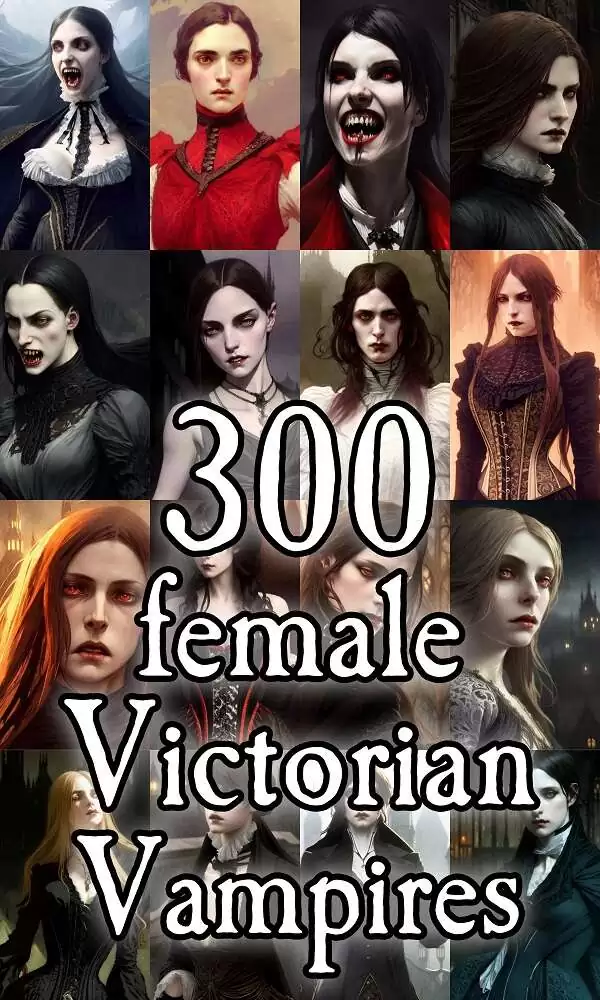 Character Portraits - 300 female Victorian vampires - Curadmir Press ...