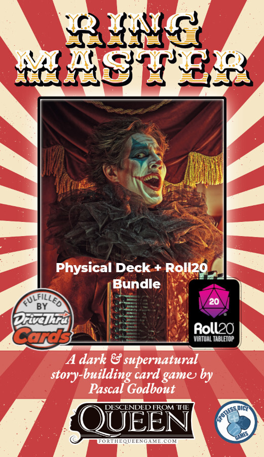 Ringmaster (Tarot Deck + Roll20) [BUNDLE] - Spotless Dice Games ...