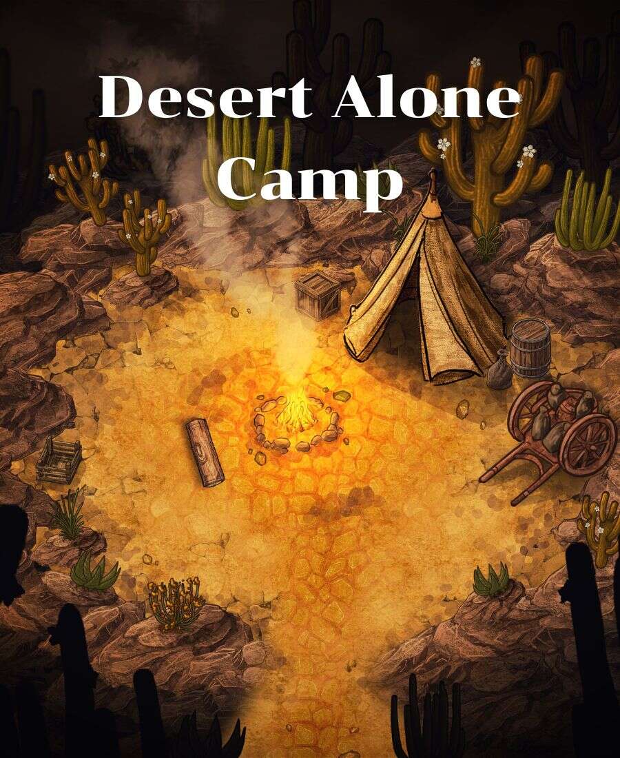 Desert Alone Camp - Setup | DriveThruRPG