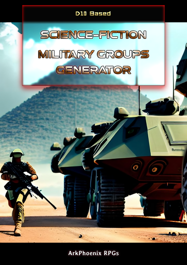 Science-Fiction Military Groups - D10 based Generator - Arkphoenix RPGs ...