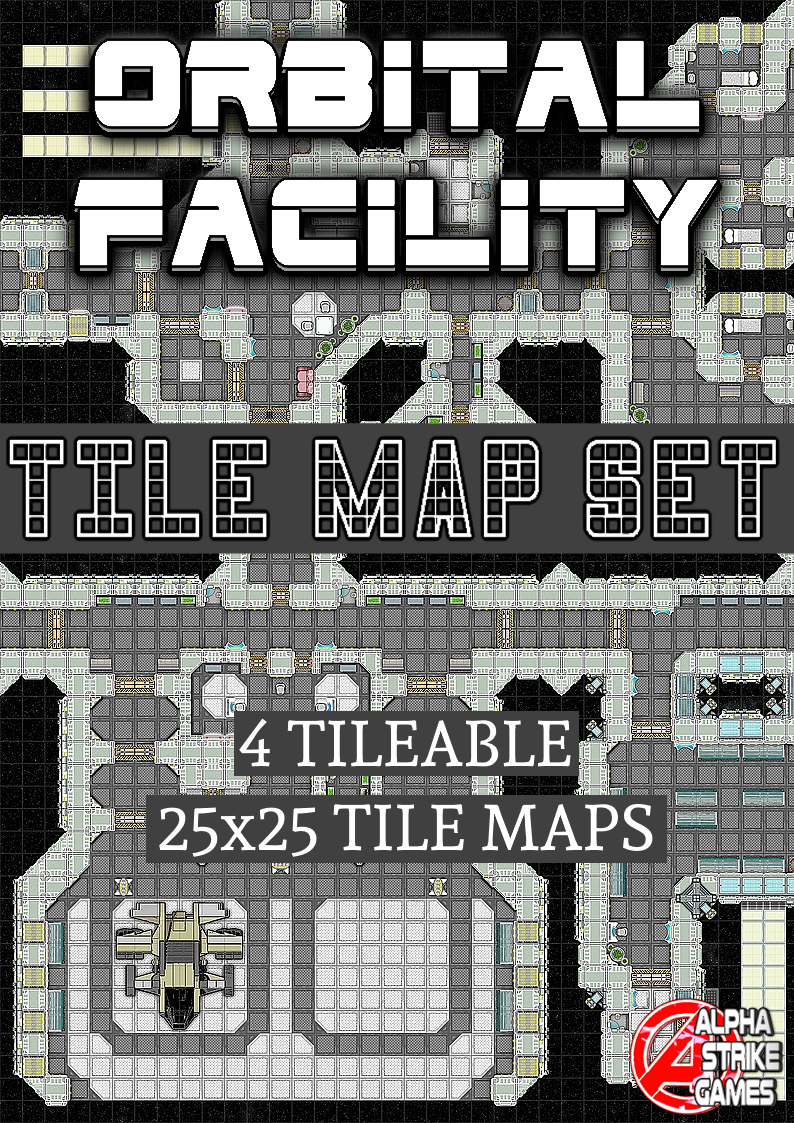 Orbital Facility Tile Map Set - Alpha Strike Games Limited | Tile Maps | Tile Maps | DriveThruRPG