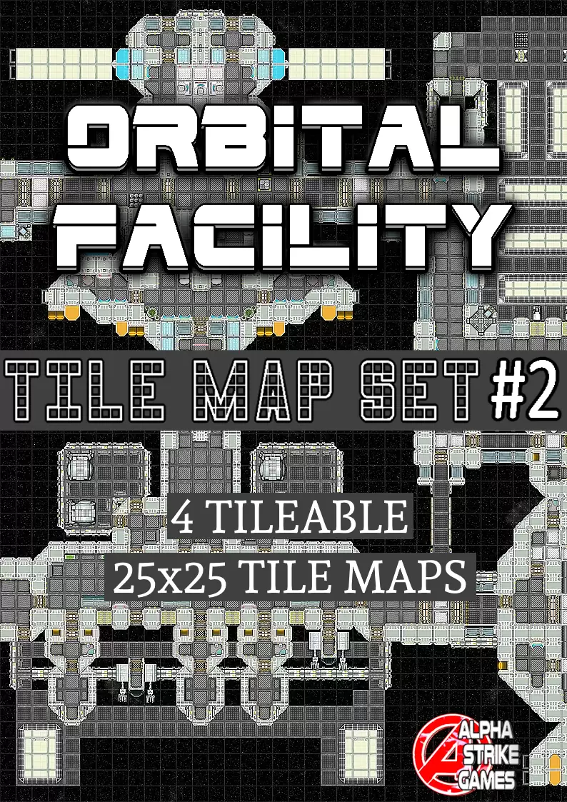 Orbital Facility Tile Map Set #2 - Alpha Strike Games Limited | Tile ...