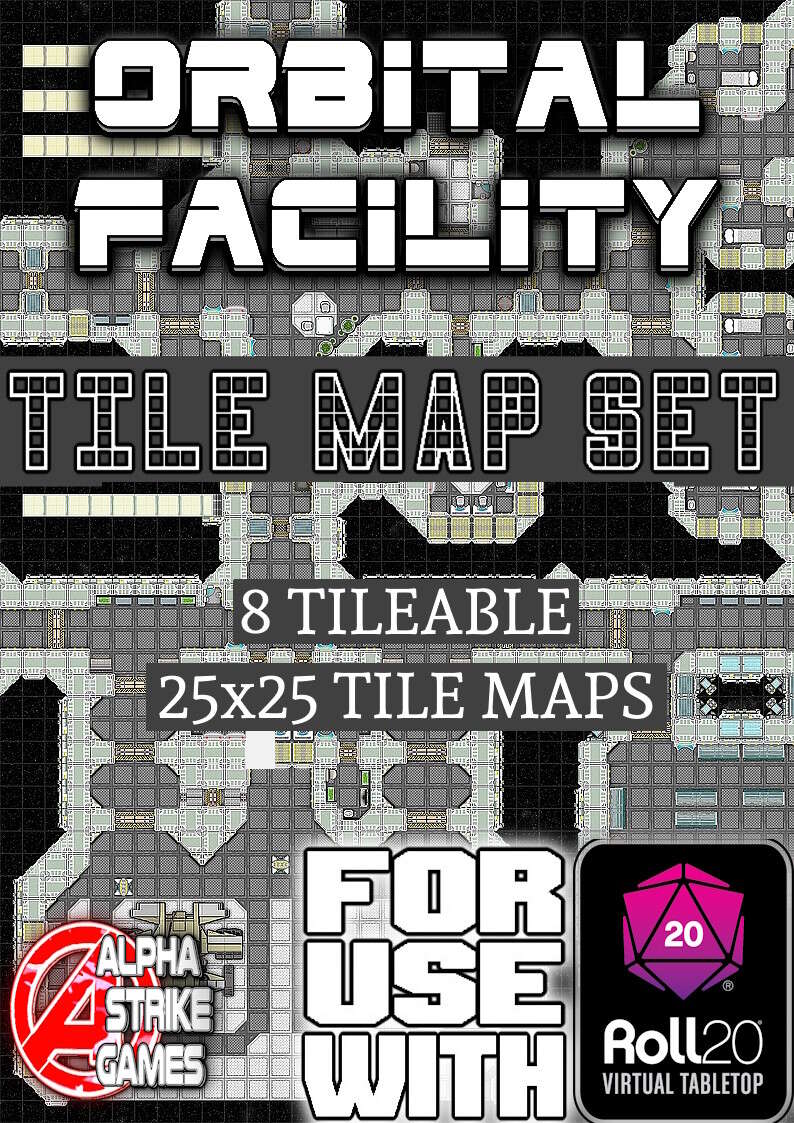 Orbital Facility Tile Map Set (VTT) - Alpha Strike Games Limited | For ...