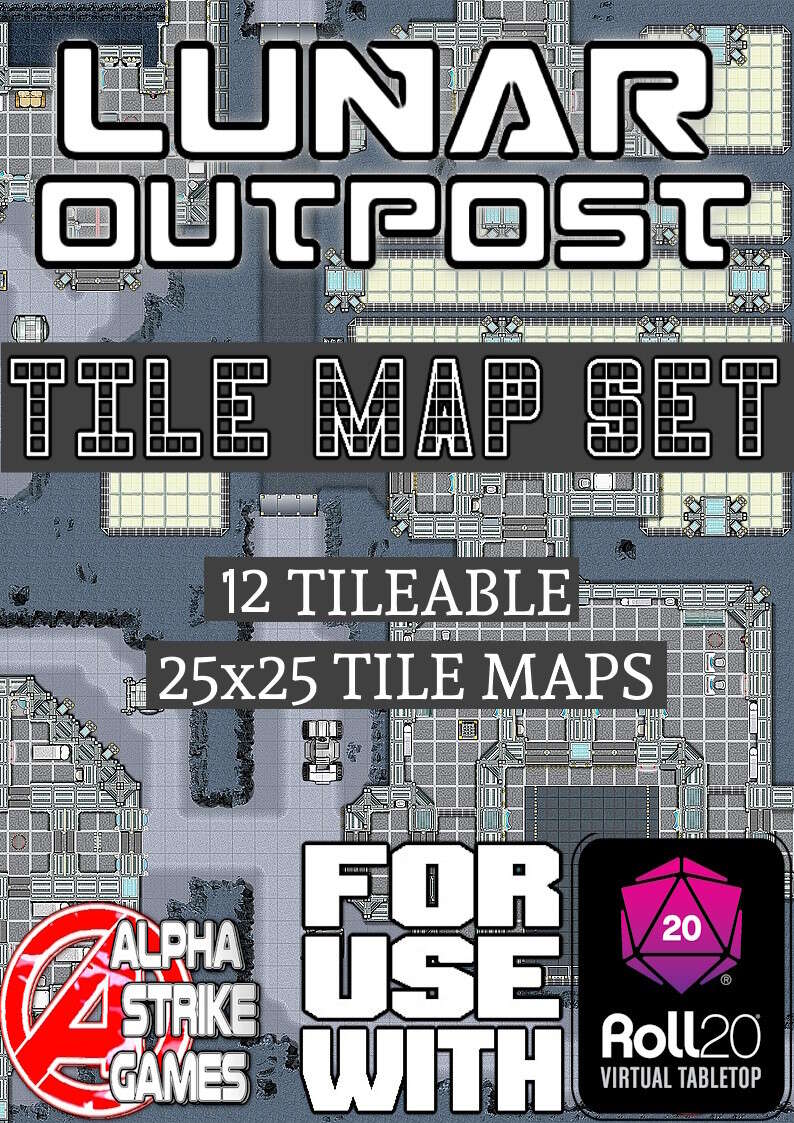 Lunar Outpost Tile Map Set (VTT) - Alpha Strike Games Limited | For ...