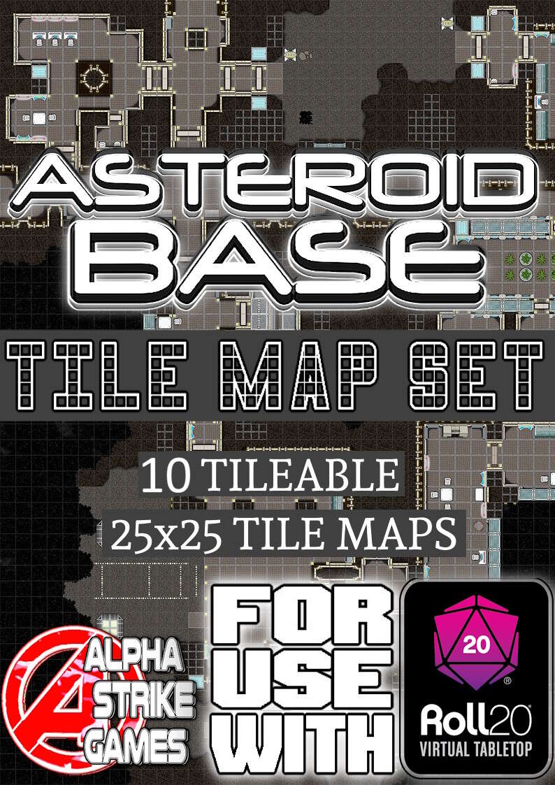 Asteroid Base Tile Map Set (VTT) - Alpha Strike Games Limited | For ...