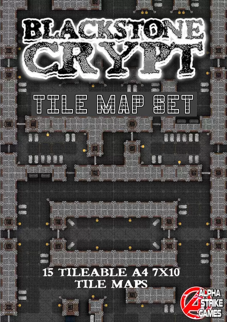 Blackstone Crypt Tile Map Set - Alpha Strike Games Limited | Tile Maps ...