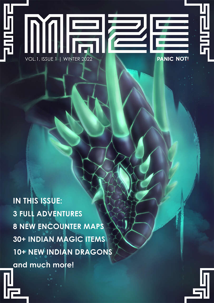 Maze Magazine #1 - India's First TTRPG Periodical - PanicNot! | DriveThruRPG