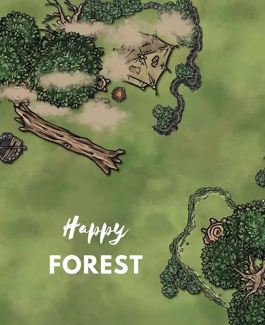 Happy Forest - MeawMap | DriveThruRPG