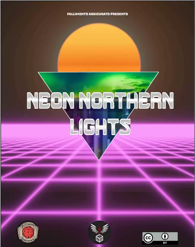 Neon Northern Lights - Barakiel The Archangel | DriveThruRPG