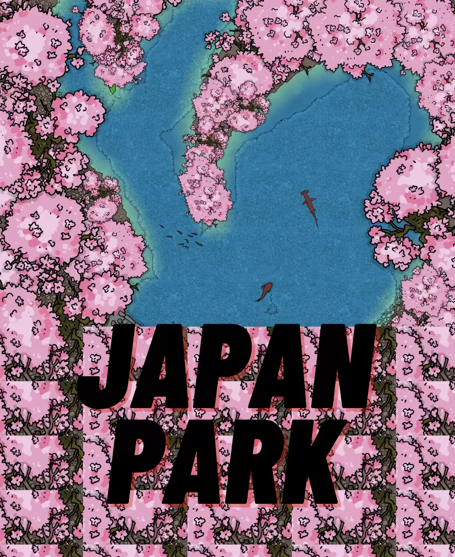 Japan Park with VTT Bundle - MovieMAP | DriveThruRPG